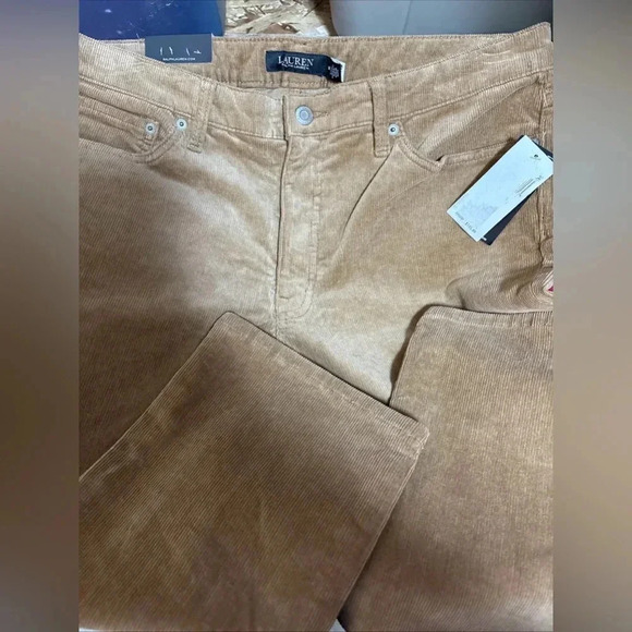 Lauren Ralph Lauren | Jeans | Ralph Lauren Womens Corduroy Mid Rise Straight Pant Brown Size 6 ...